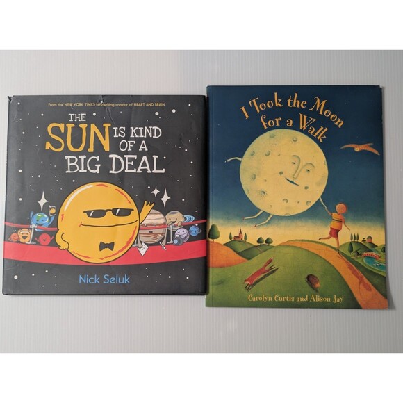 Other | Kids Sun Moon 2book Bundle The Sun Is A Big Deal Took The Moon ...